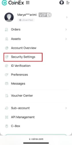 آموزش تصویری ثبت نام و ورود به صرافی کوینکس Coinex - خانه سرمایه